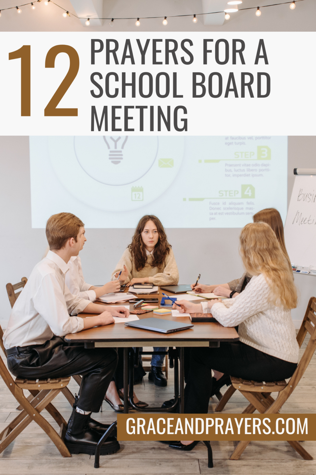12 Prayers For A School Board Meeting - Grace and Prayers