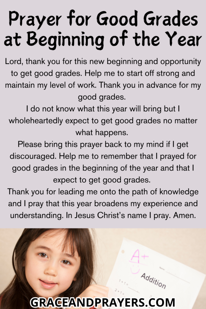 8 Powerful Prayers For Good Grades - Grace and Prayers