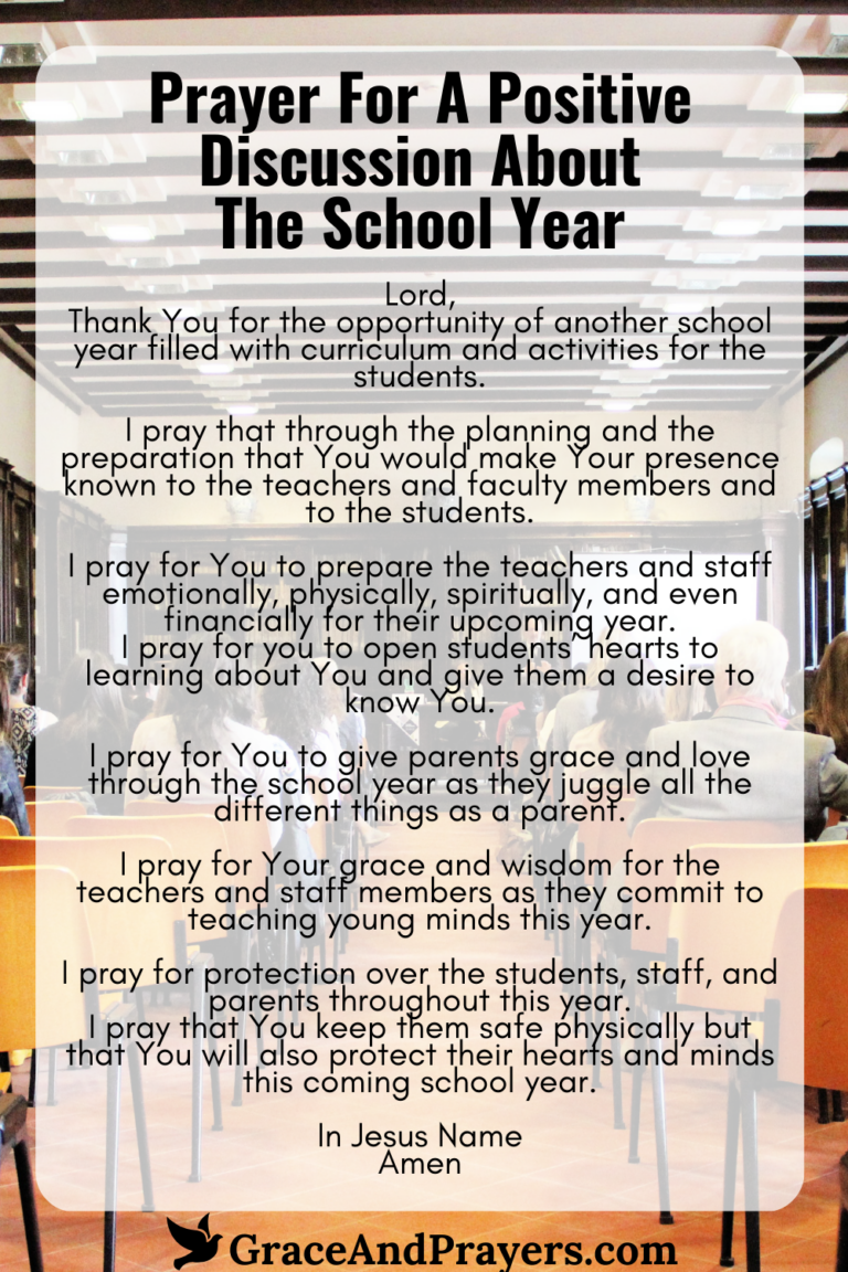 6 Helpful Prayers for PTA Meetings - Grace and Prayers