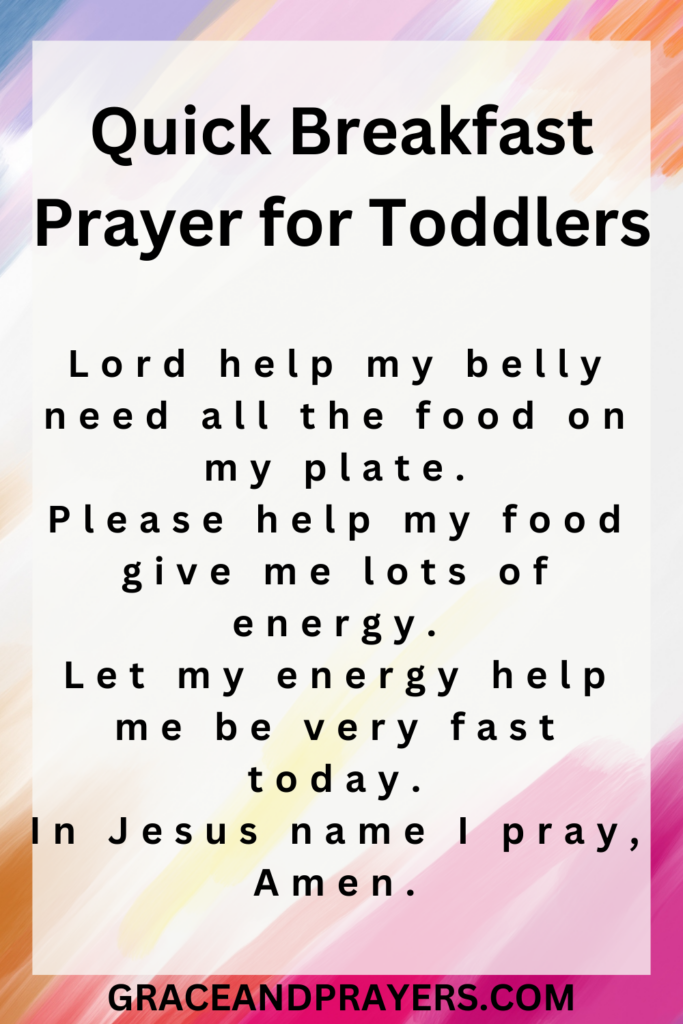 57 Easy To Learn Prayers for Toddlers - Grace and Prayers