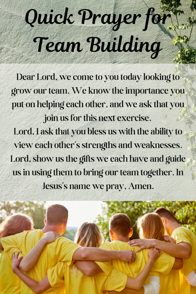 7 Impactful Prayers for Team Building - Grace and Prayers