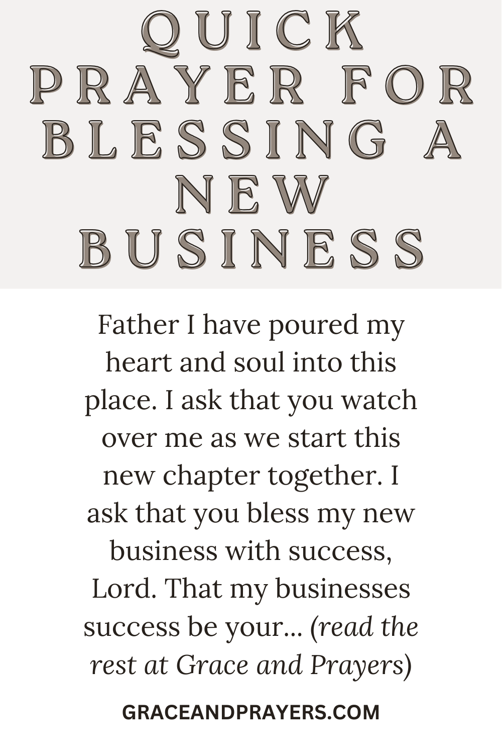 8 Emboldening Prayers for Blessing a New Business - Grace and Prayers