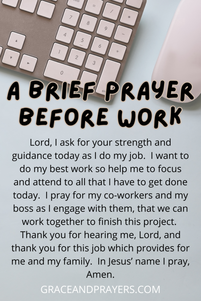 7 Empowering Prayers for Employees Before Work - Grace and Prayers