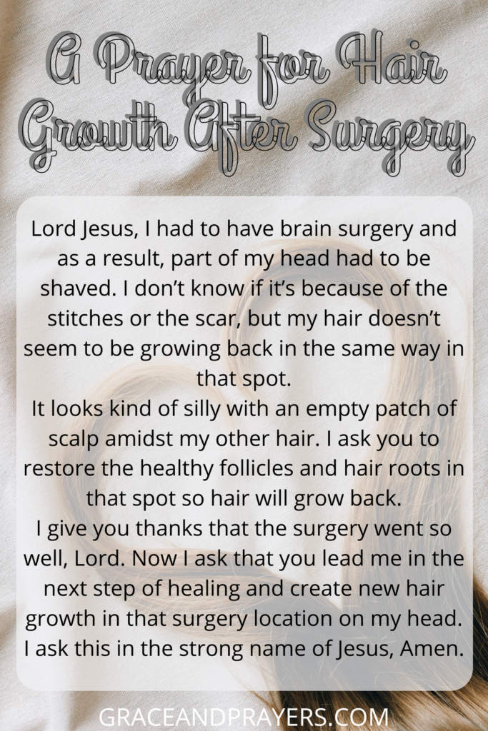 5 Gracious Prayers for Hair Growth - Grace and Prayers