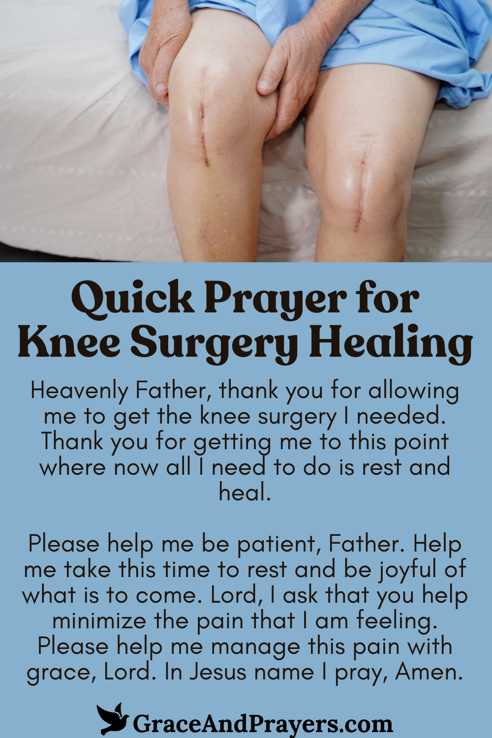 10 Powerful Prayers for Knee Surgery - Grace and Prayers