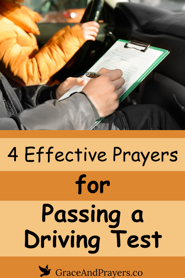 4 Effective Prayers For Passing a Driving Test - Grace and Prayers