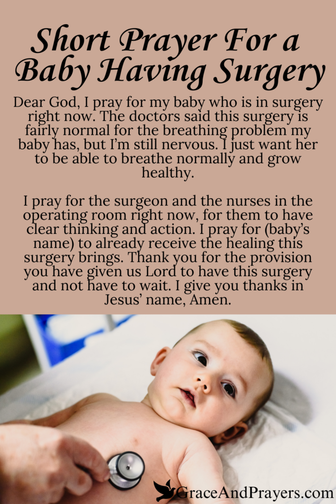 9 Encouraging Prayers For a Child Having Surgery - Grace and Prayers