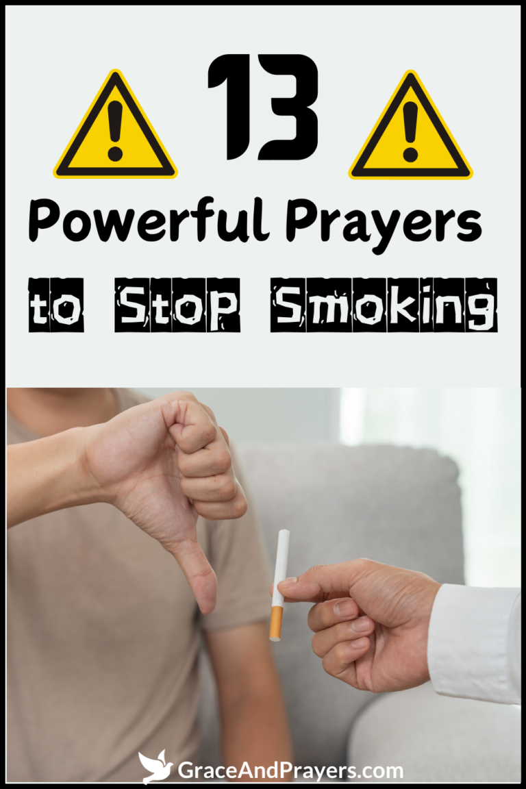 13 Powerful Prayers to Stop Smoking - Grace and Prayers