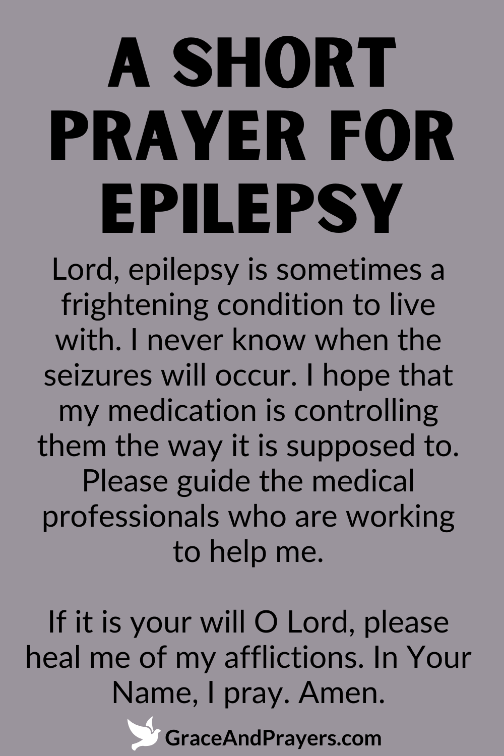 6 Healing Prayers for Epilepsy - Grace and Prayers