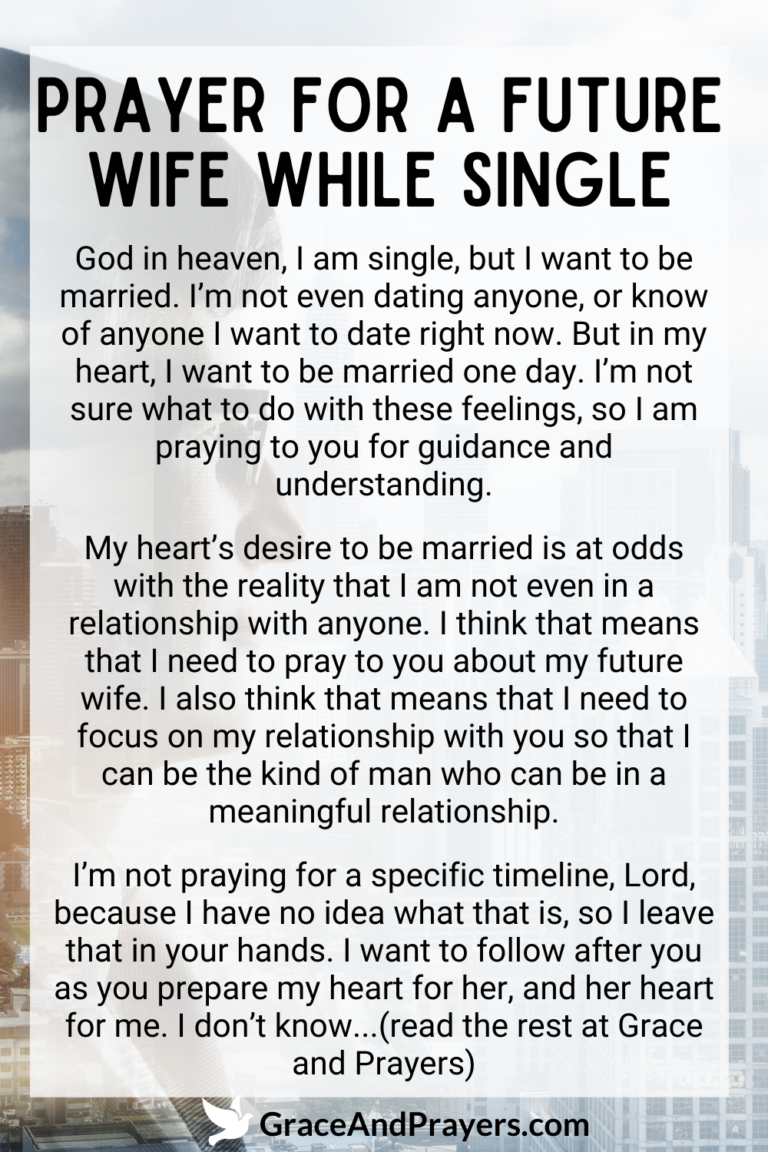 6 Hopeful Prayers For a Future Wife - (How To Pray For Her)