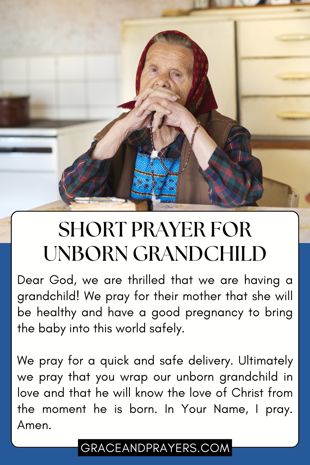 7 Loving Prayers for Your Unborn Grandchild - Grace and Prayers