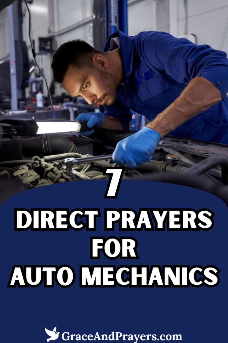 7 Direct Prayers for Auto Mechanics - Grace and Prayers
