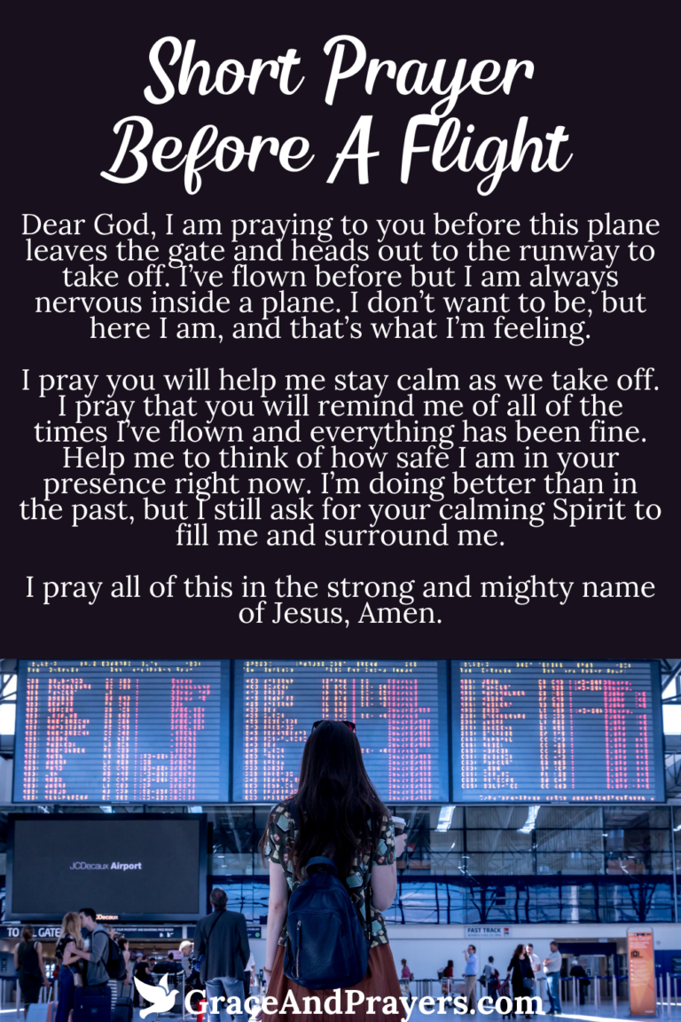 12 Encouraging Prayers For Airplane Flights - Grace and Prayers