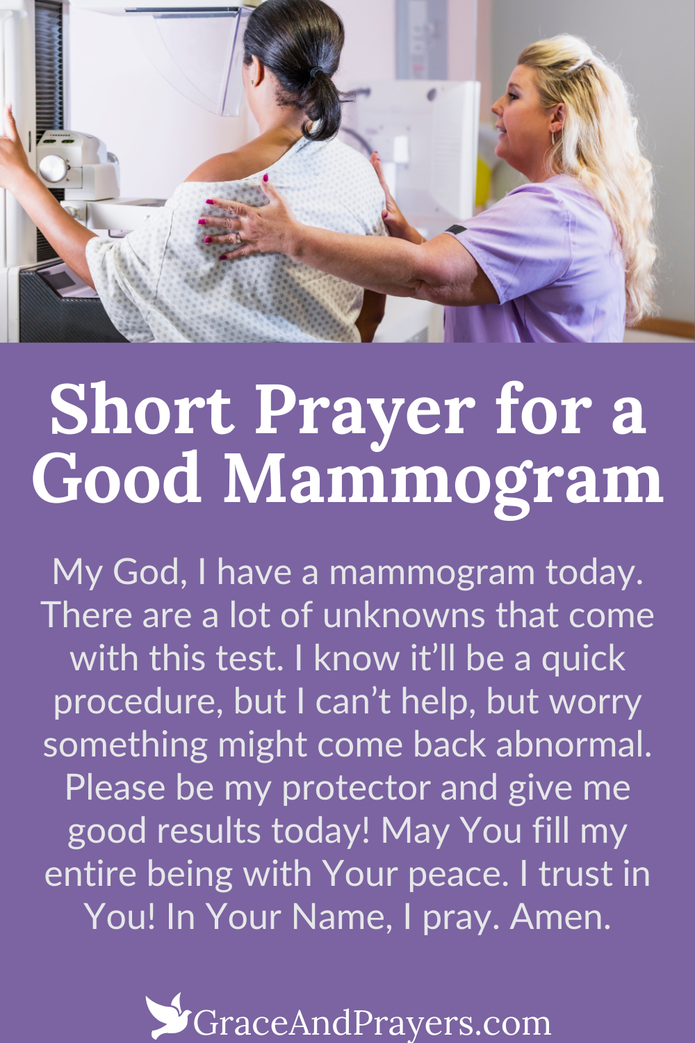 7 Calming Prayers for a Good Mammogram - Grace and Prayers