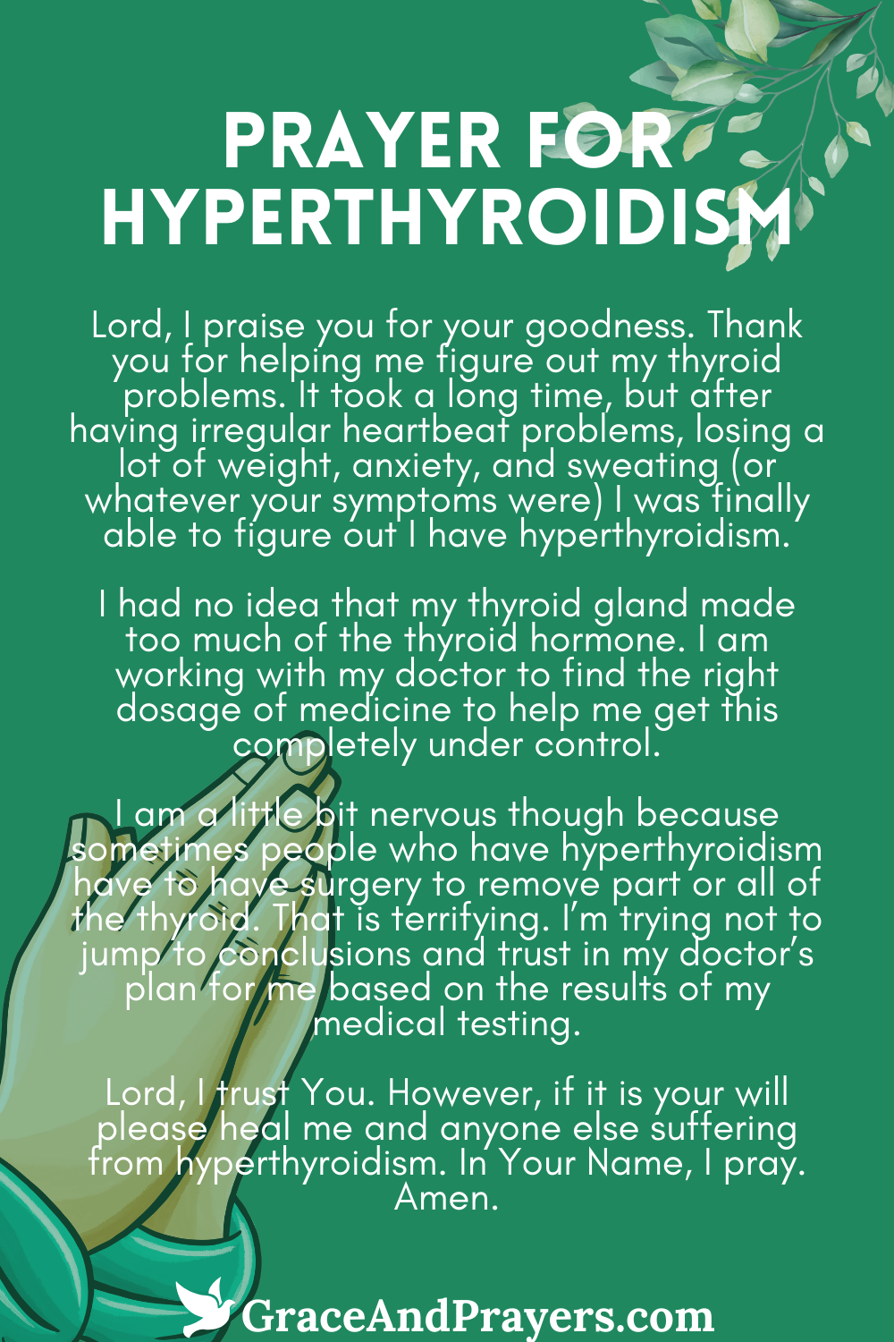 7 Thoughtful Prayers for Thyroid Problems (Cancer, Surgery & Other ...