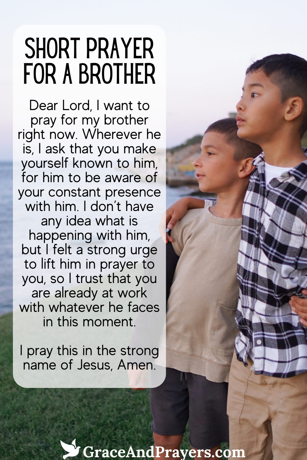 14 Loving Prayers For a Brother - Grace and Prayers