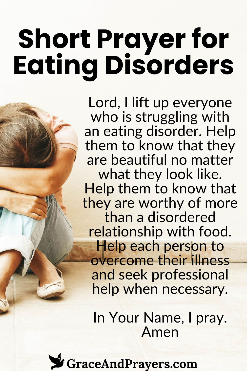 7 Gentle Prayers for Eating Disorders - Grace and Prayers