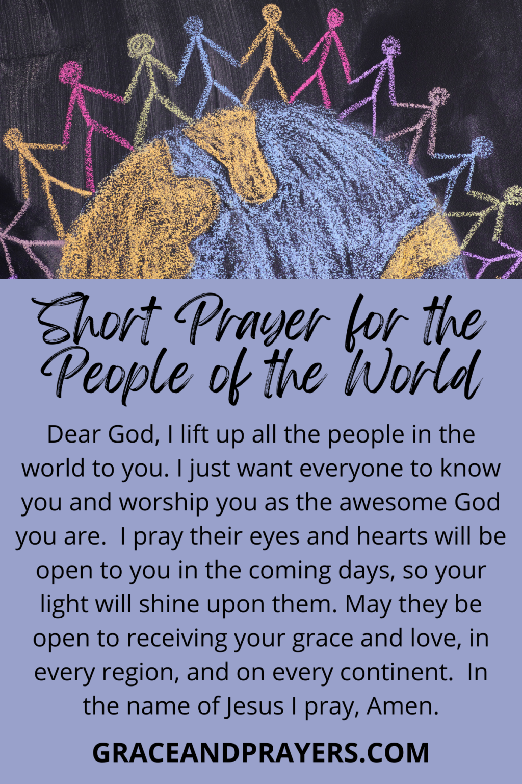 11 Caring Prayers for All the People of the World - Grace and Prayers