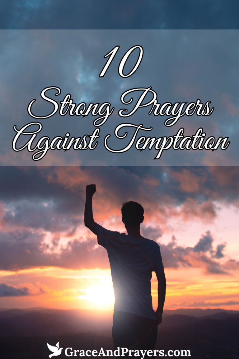 12 Strong Prayers Against Temptation - Grace and Prayers