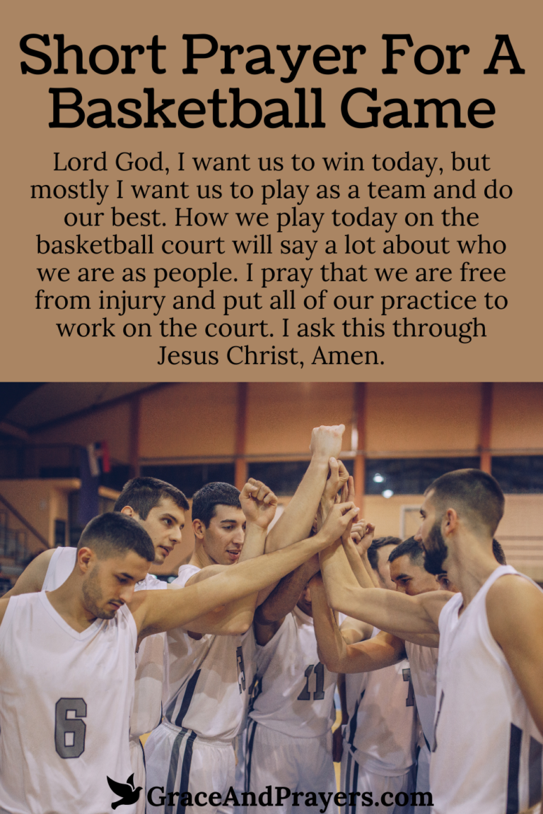 10 Bold Prayers For A Basketball Game - Grace and Prayers