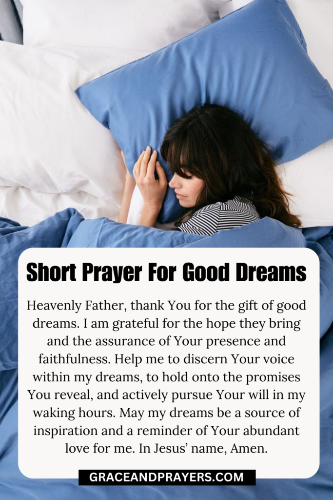 6 Uplifting Prayers For Dreams - Grace and Prayers