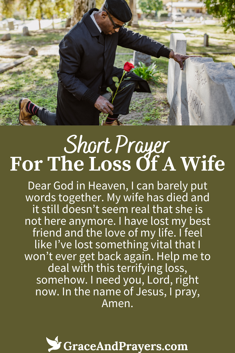 7 Tender Prayers For Loss Of Wife - Grace and Prayers