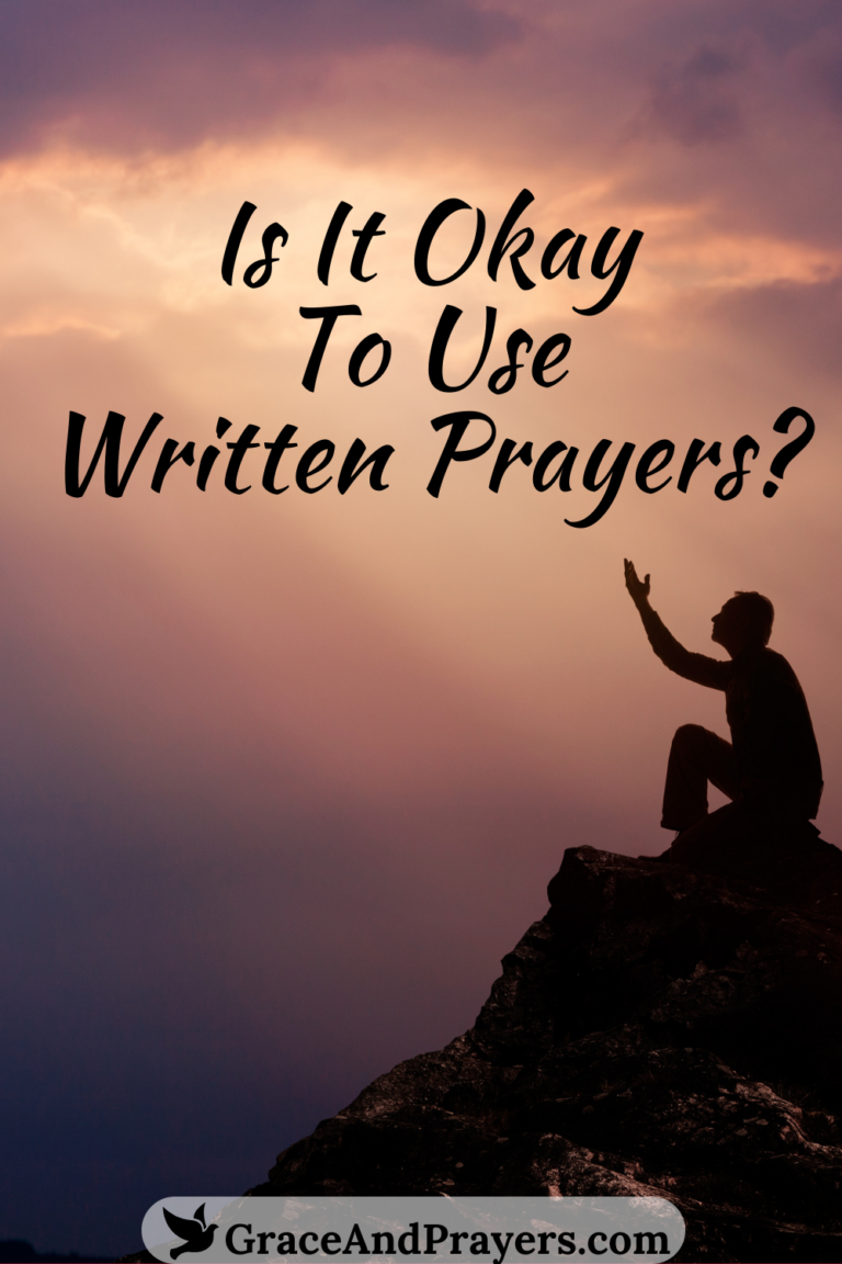 Is It Okay To Use Written Prayers? - Grace and Prayers