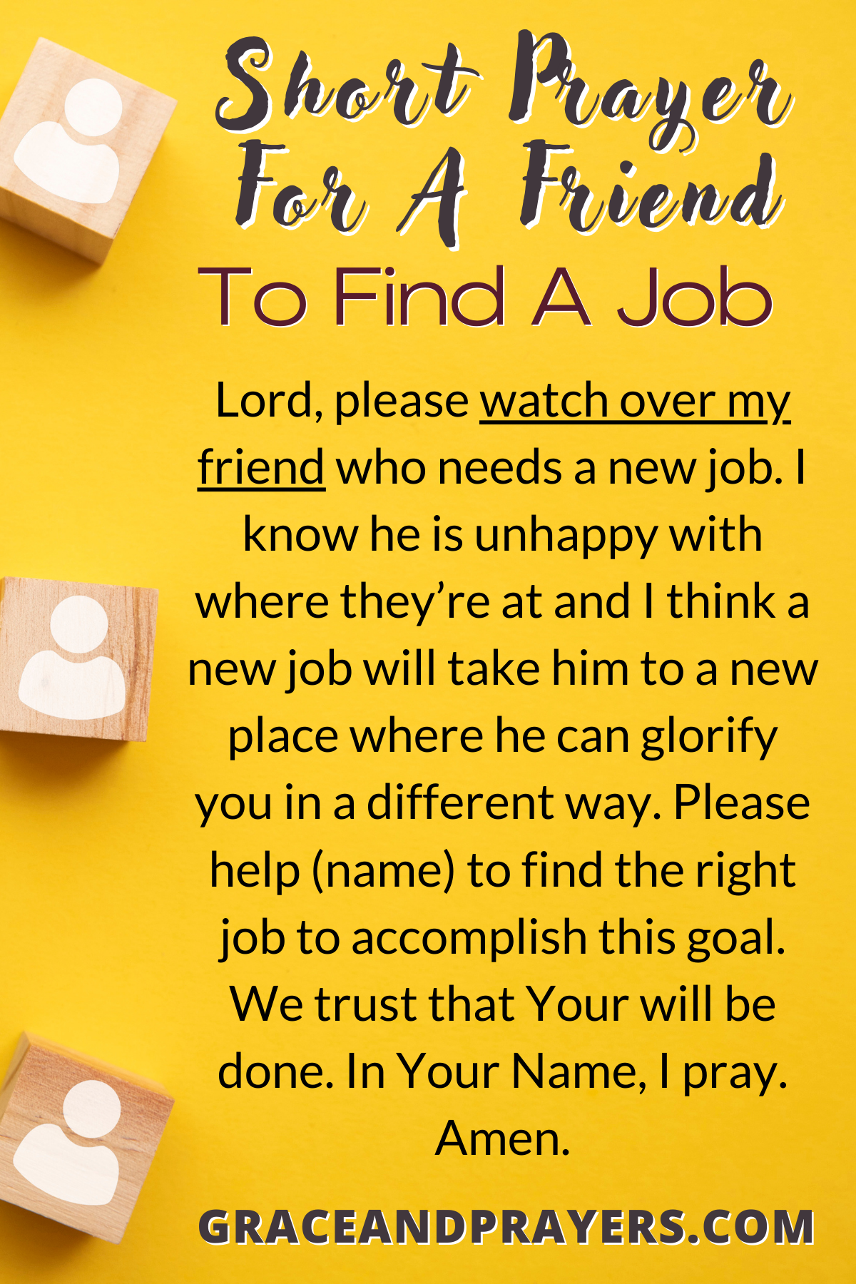 9 Elevating Prayers For A Friend To Find A Job - Grace and Prayers