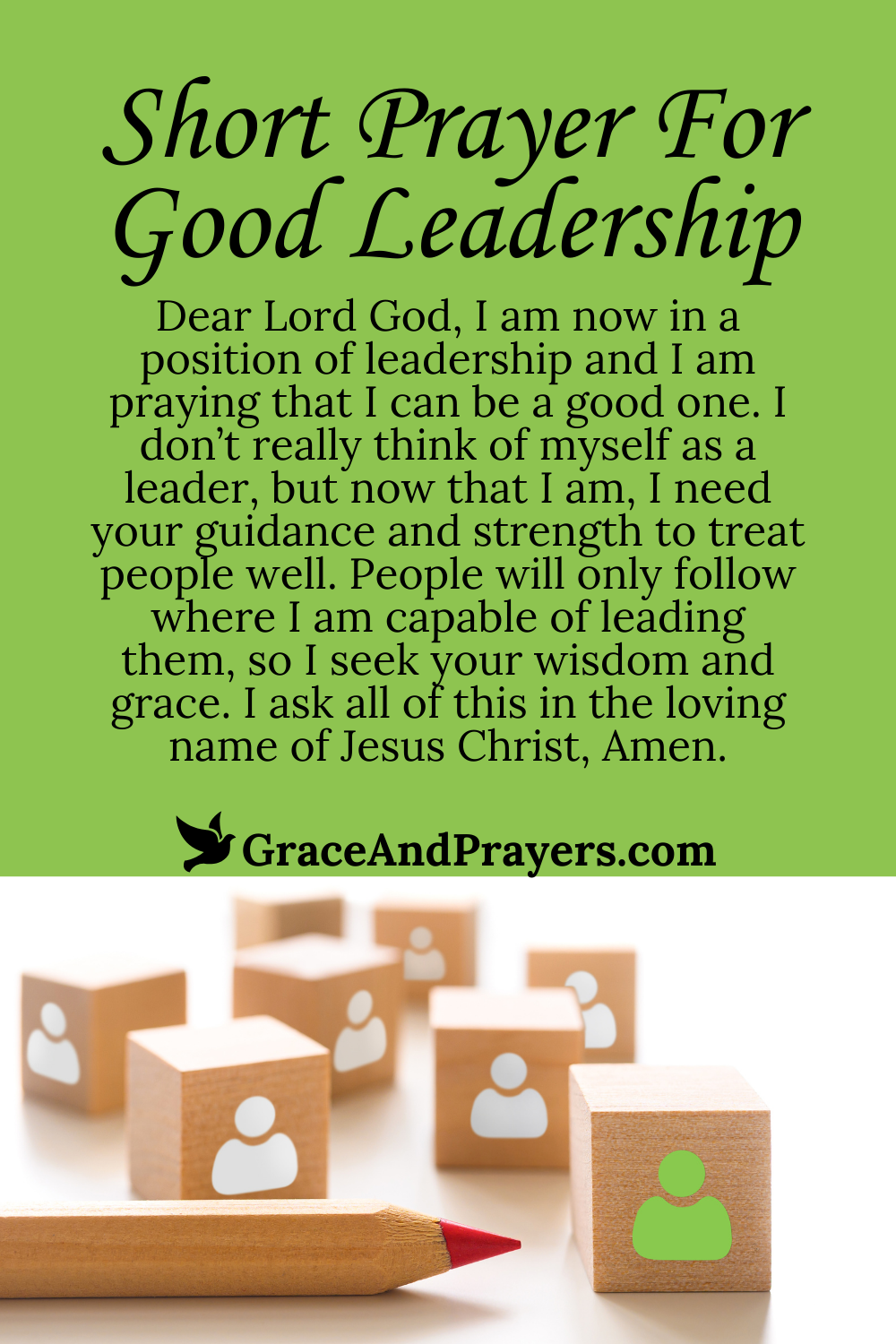 6 Solid Prayers For Good Leadership - Grace and Prayers