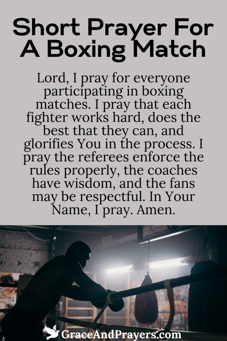 10 Fierce Prayers For Boxing Matches - Grace and Prayers