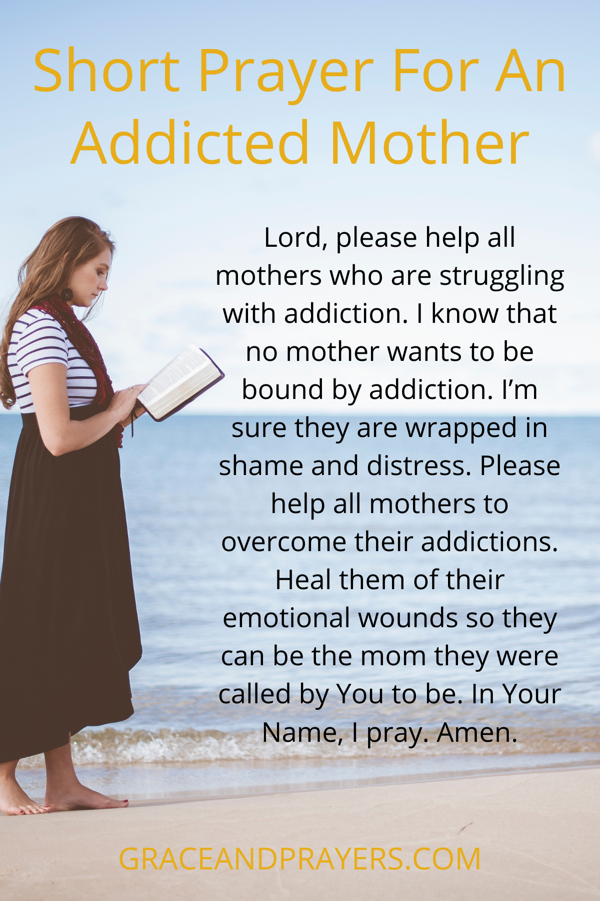 6 Loving Prayers For An Addicted Mother - Grace and Prayers