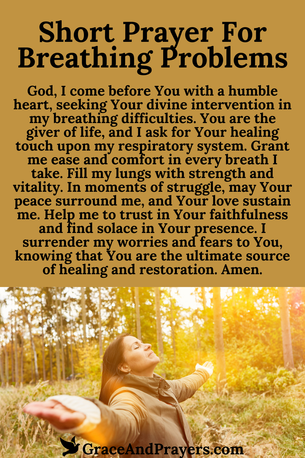 7 Calming Prayers For Breathing Problems - Grace and Prayers