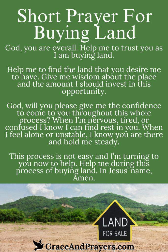 5 Trusting Prayers For Buying Property - Grace and Prayers