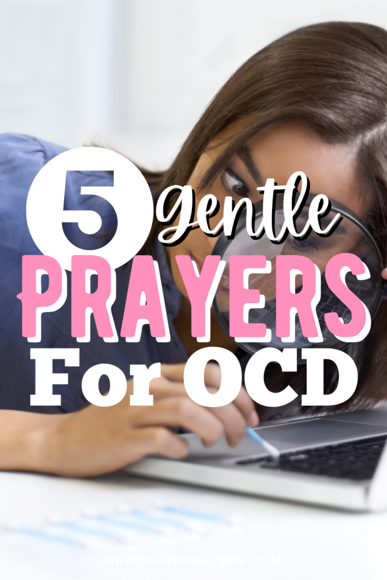 5 Gentle Prayers For OCD - Grace and Prayers