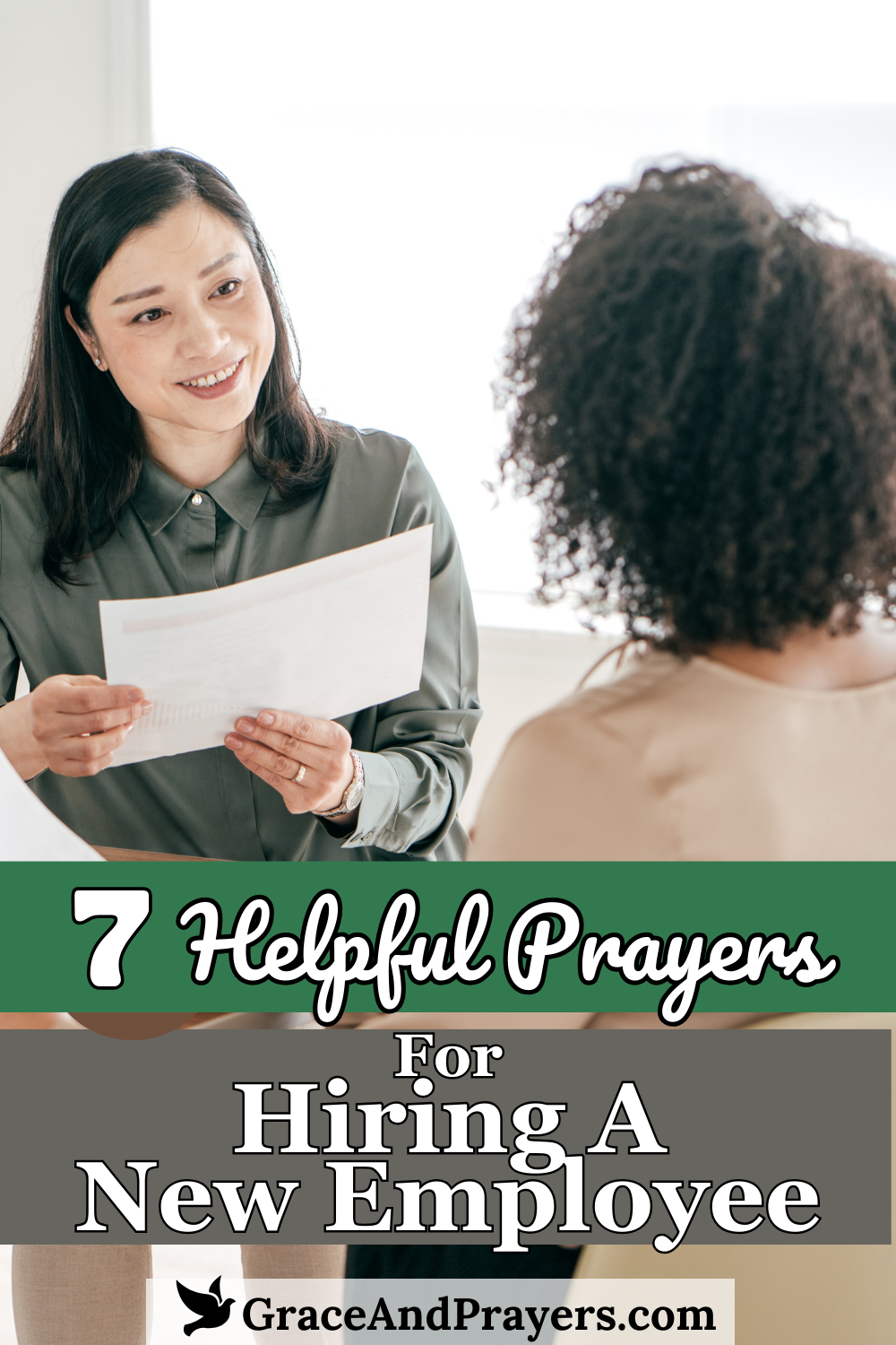7 Helpful Prayers For Hiring A New Employee - Grace and Prayers
