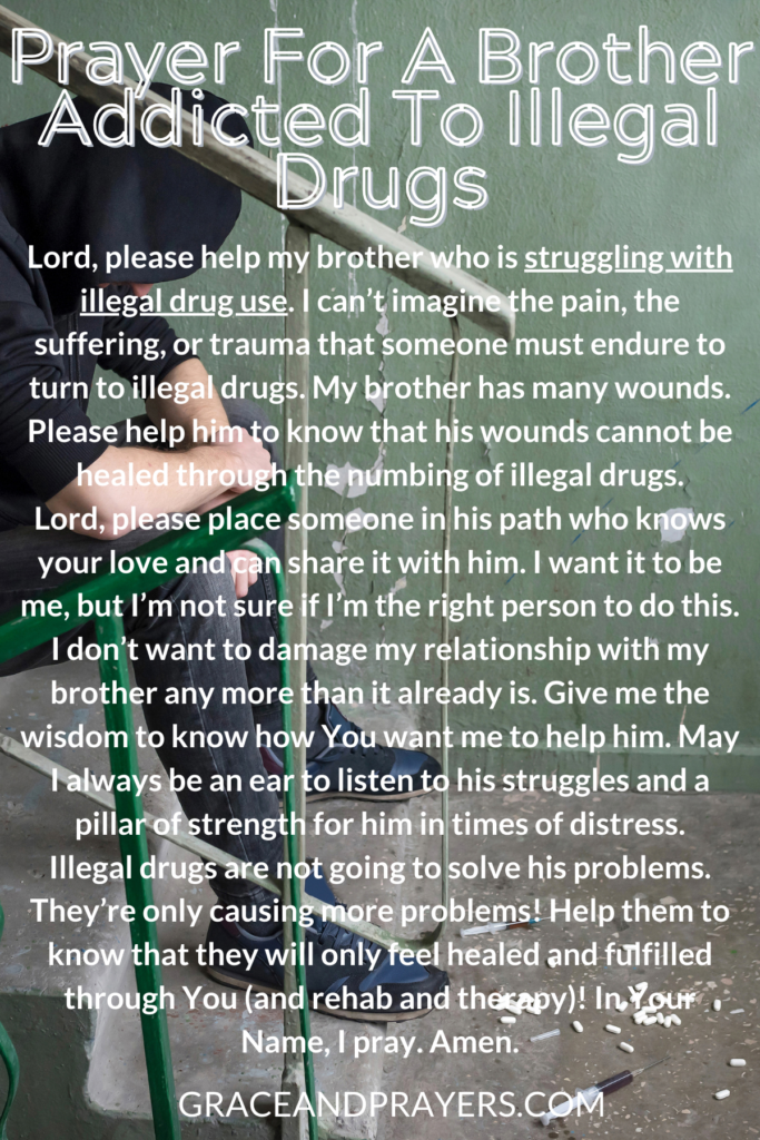 7 Loving Prayers For An Addicted Brother - Grace and Prayers