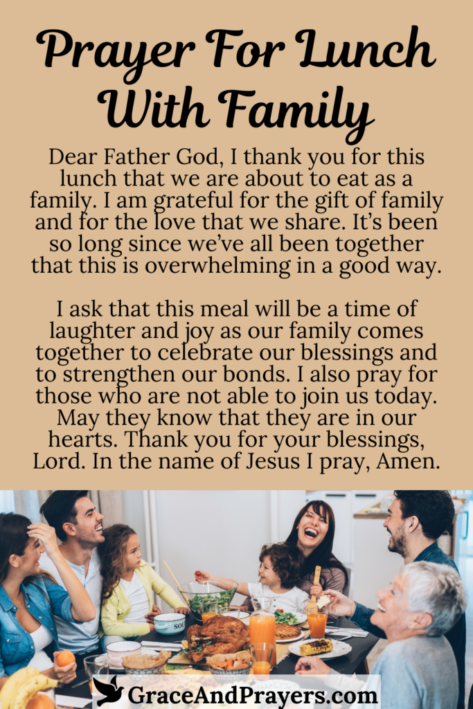 10 Simple Prayers For Eating Lunch - Grace and Prayers