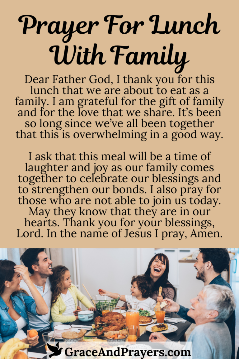 10 Simple Prayers For Eating Lunch - Grace and Prayers