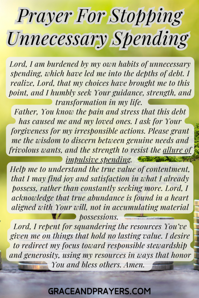 5 Supportive Prayers To Get Out Of Debt - Grace and Prayers