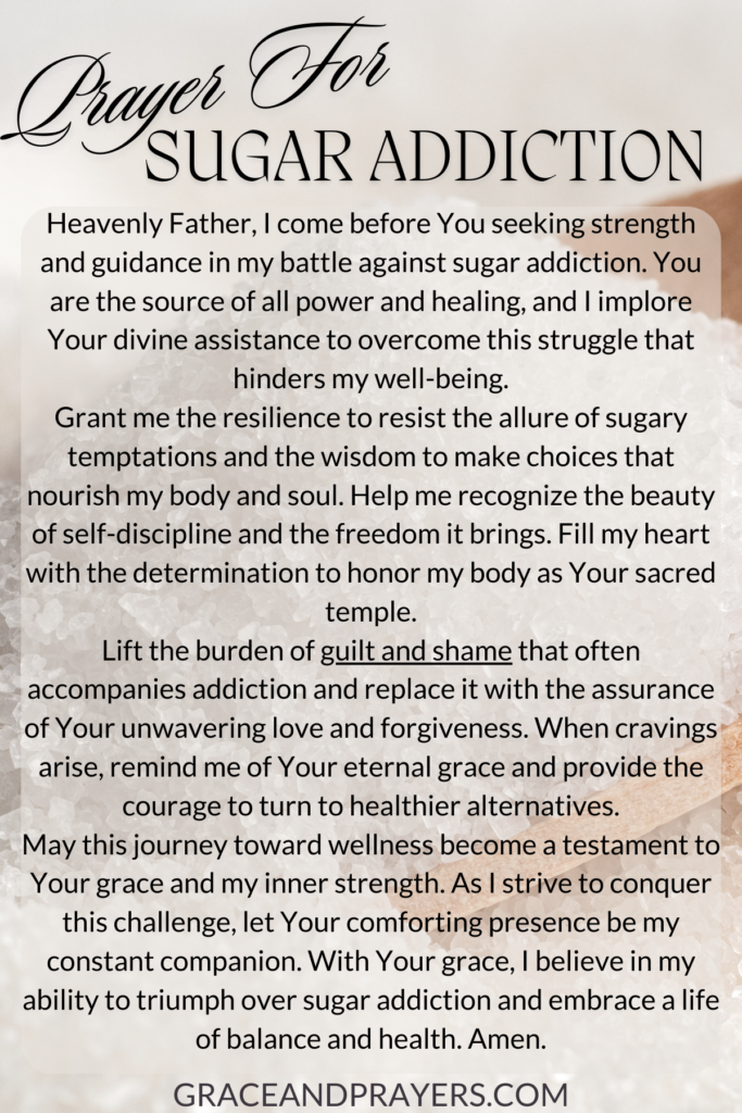 6 Supportive Prayers For Food Addiction - Grace and Prayers