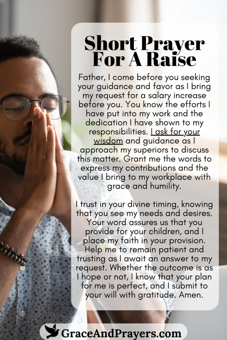 5 Hopeful Prayers For A Raise - Grace and Prayers