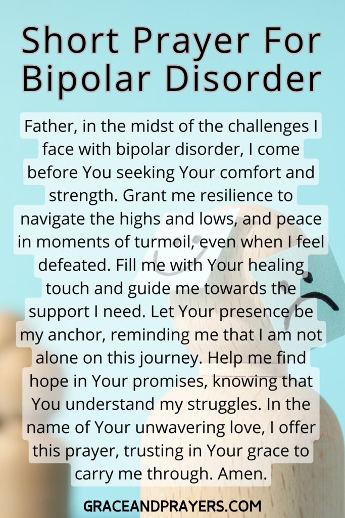 7 Sensitive Prayers For Bipolar Disorder - Grace and Prayers
