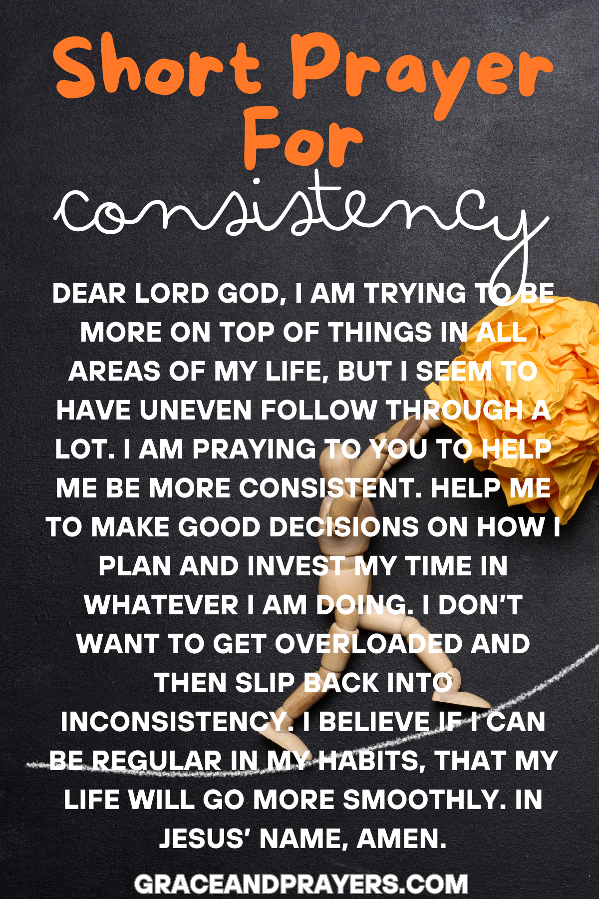 7 Confident Prayers For Consistency - Grace and Prayers