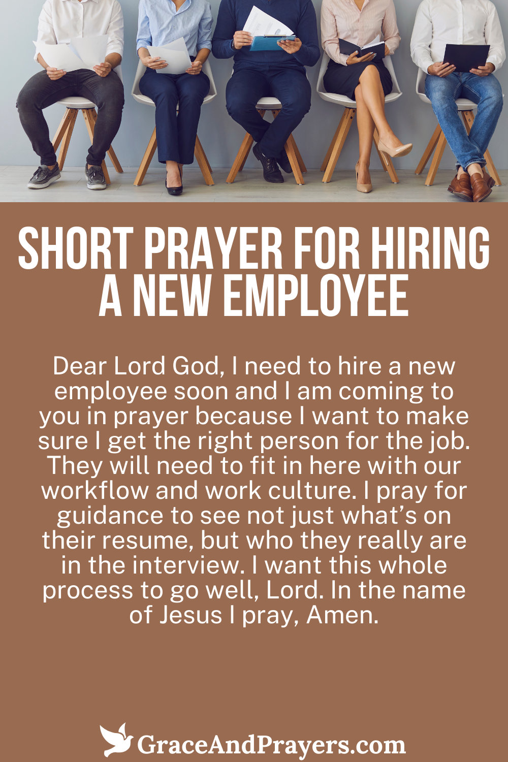 7 Helpful Prayers For Hiring A New Employee - Grace and Prayers
