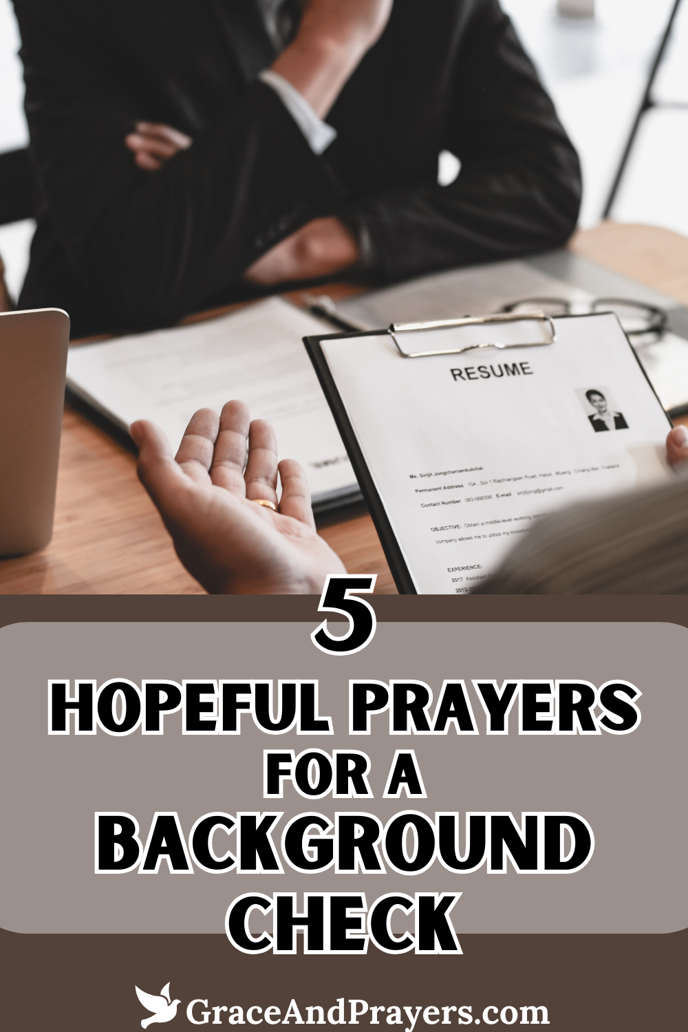6 Hopeful Prayers For A Background Check - Grace and Prayers