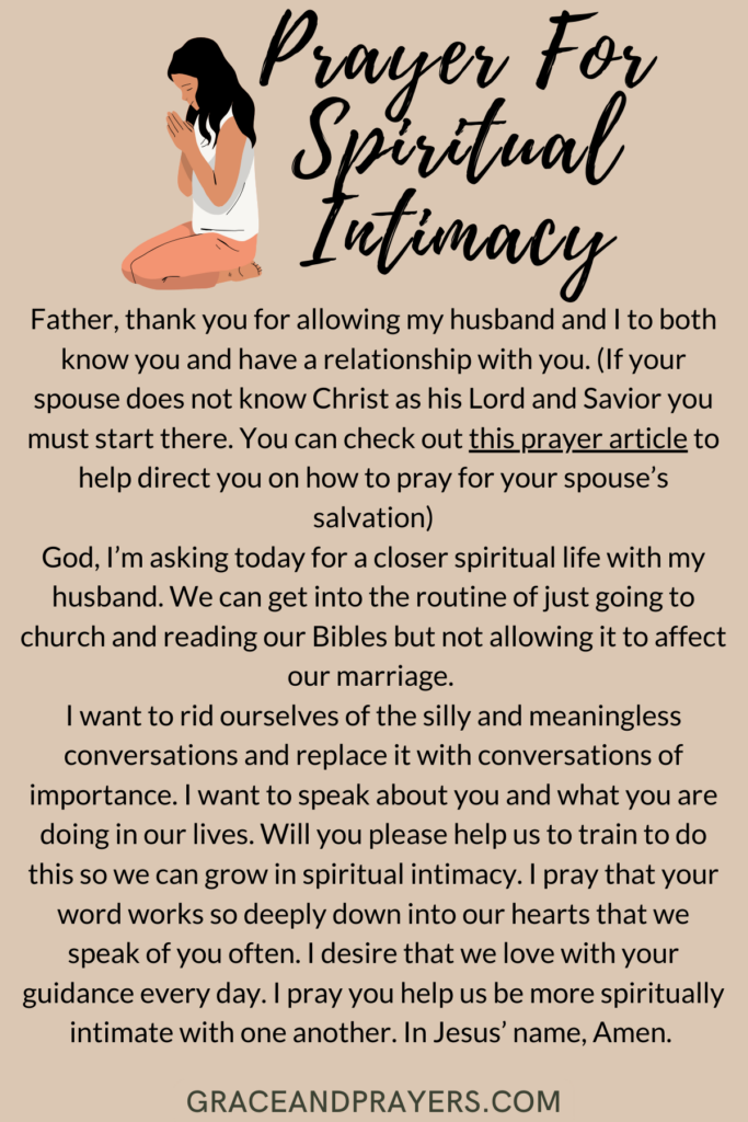 5 Honest Prayers For Marriage Intimacy - Grace and Prayers