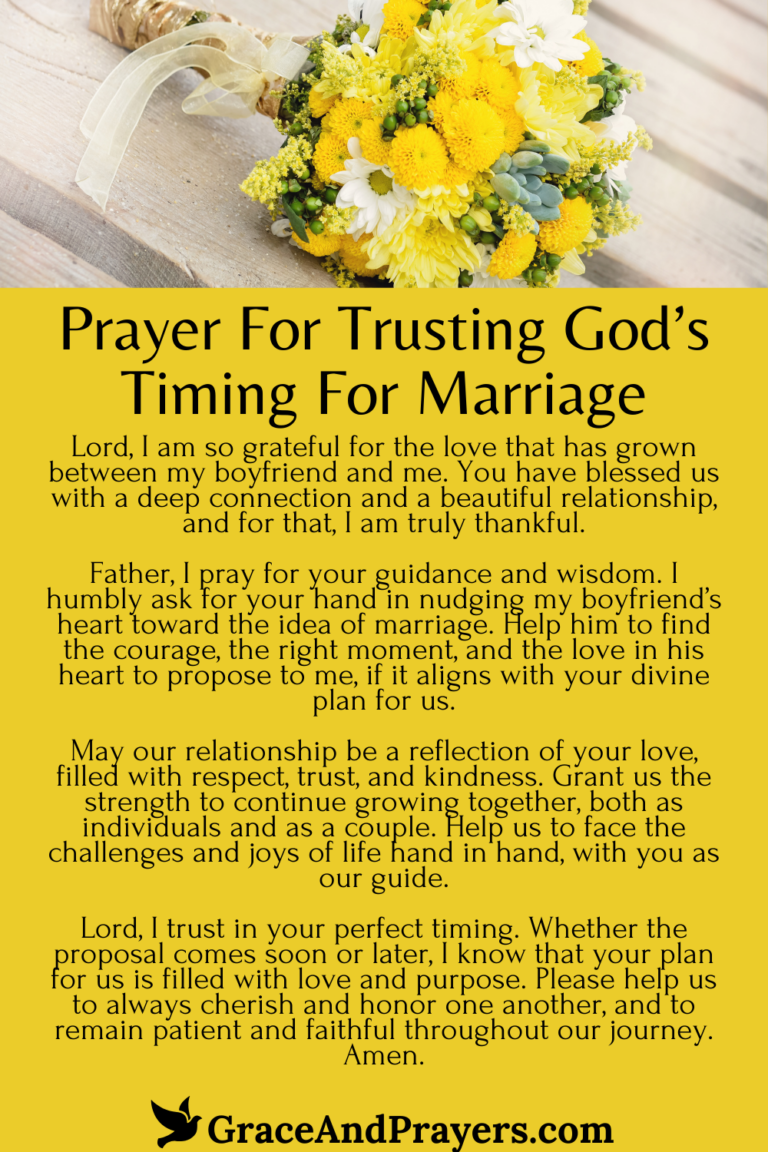 6 Hopeful Prayers To Get Married Soon - Grace and Prayers