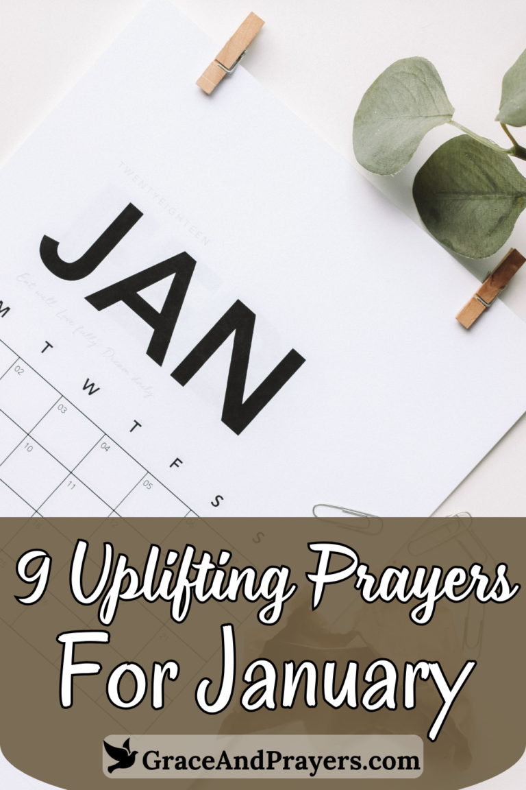 9 Uplifting Prayers For January - Grace and Prayers