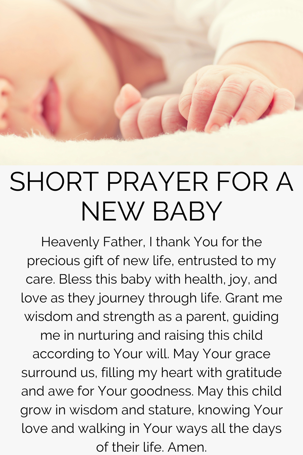 7 Calming Prayers for a New Baby - Grace and Prayers