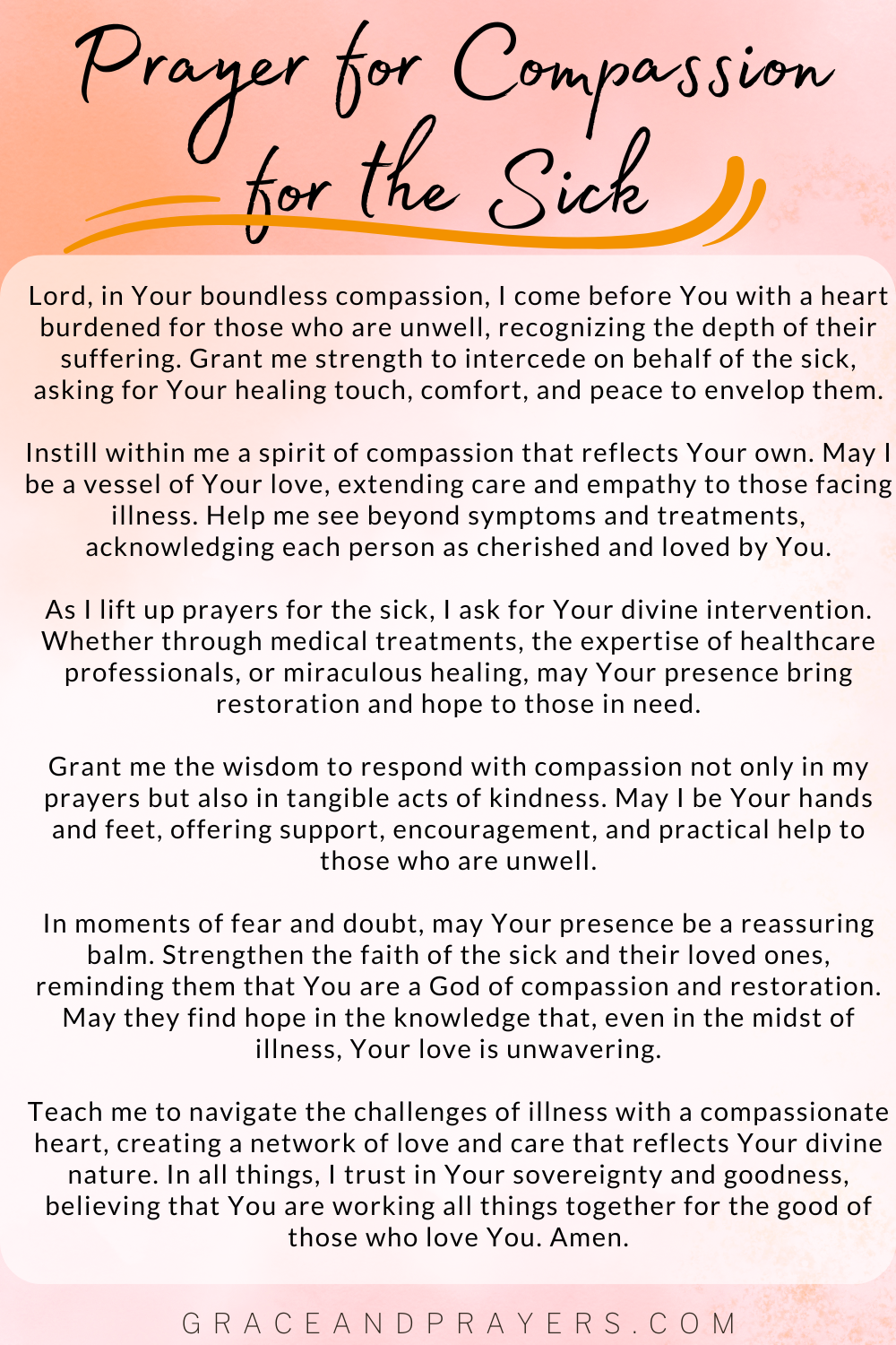 9 Gracious Prayers for Compassion - Grace and Prayers